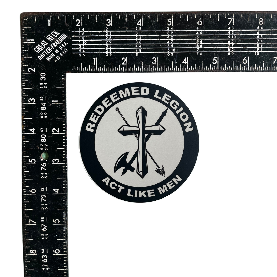 Redeemed Legion Sticker 4-Inch | Bold & Durable Vinyl Decal for Gun ...